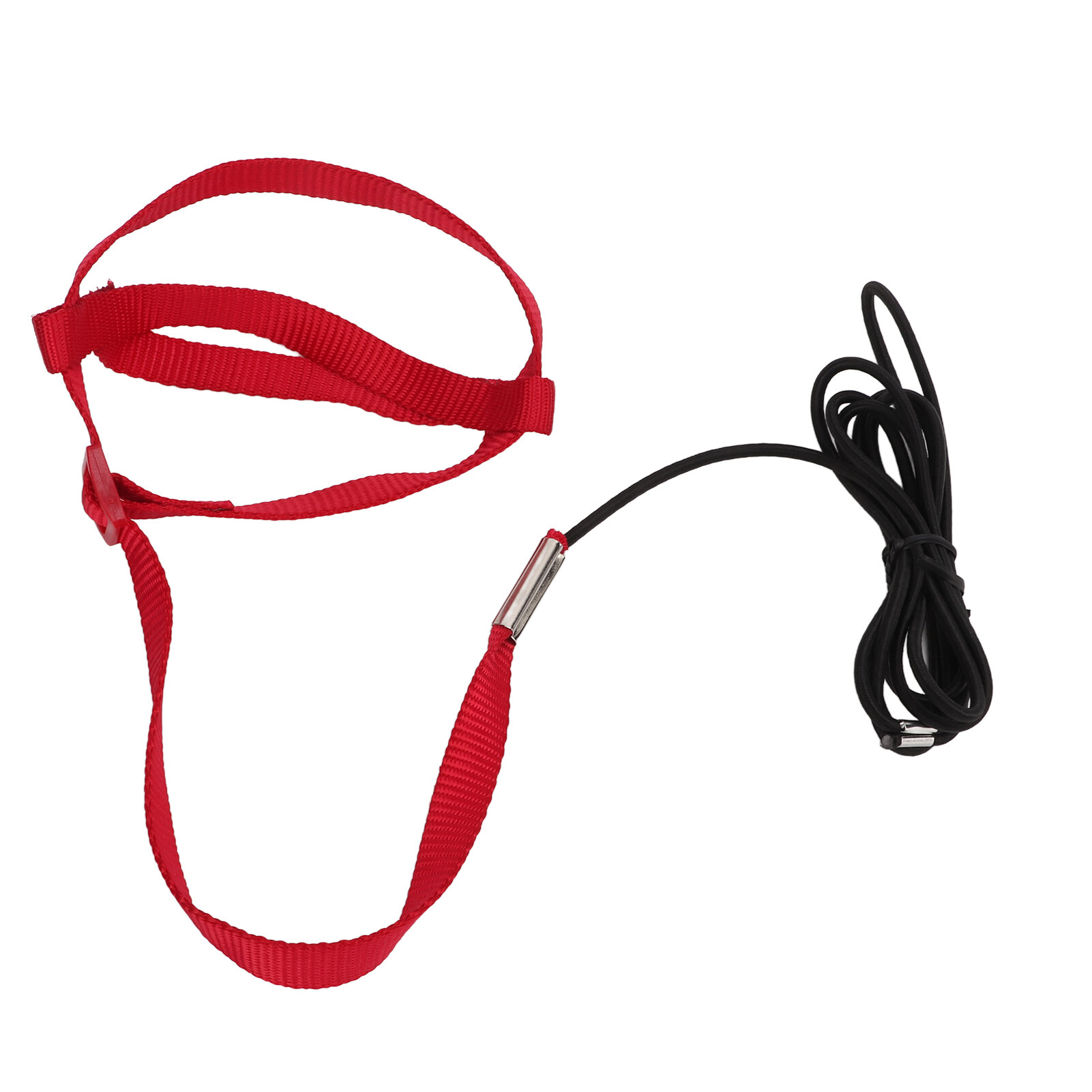 Поводок для птиц, устойчивый к укусам, регулируемый тренировочный канат для попугаев для прогулок, посещения вечеринок, красный L