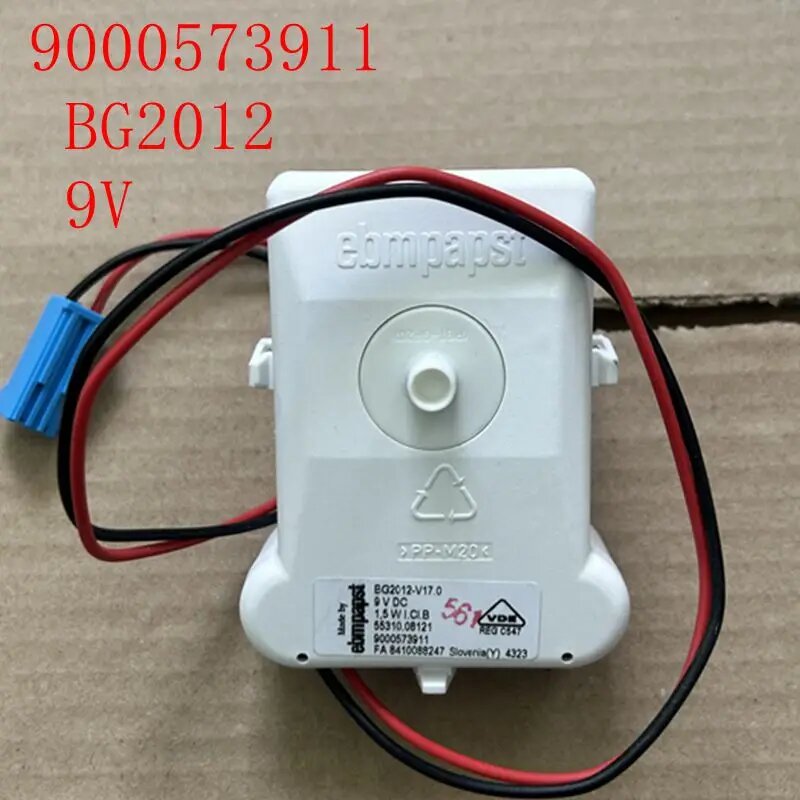 Двигатель вентилятора для холодильника 9000573911 BG2012 9V