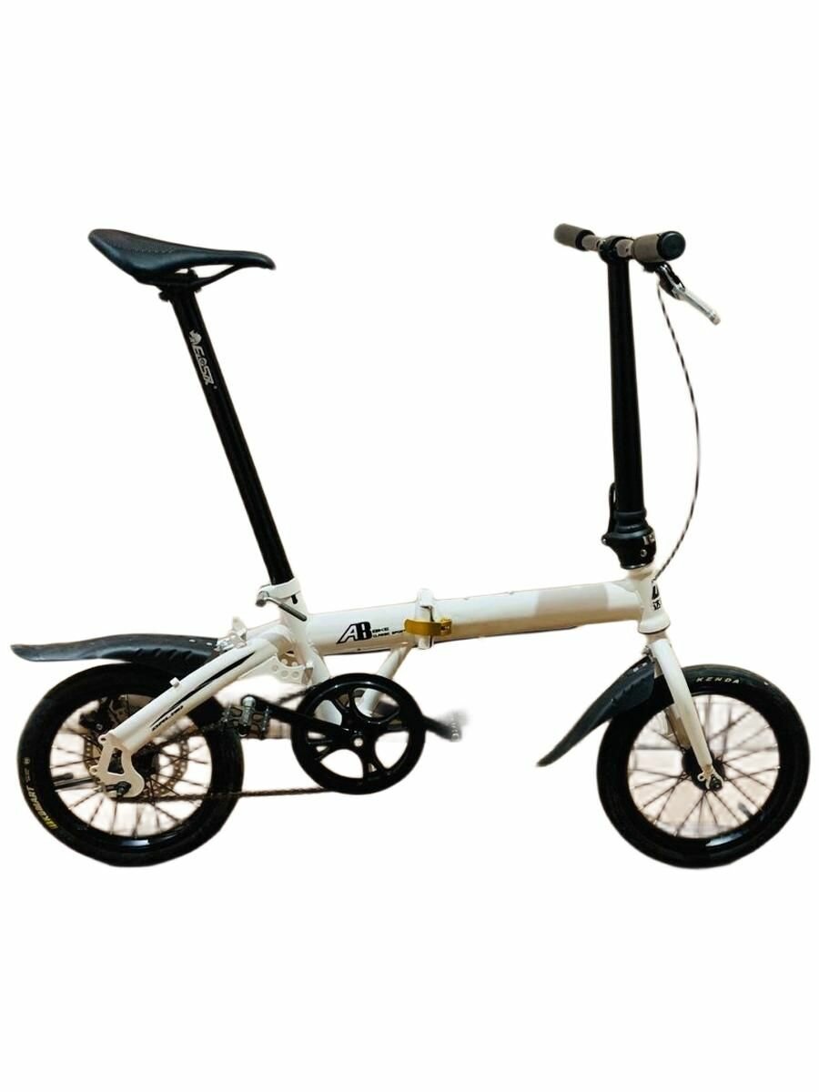 Складной велосипед CNC BIKES 14", 1 скорость , 9кг, белый