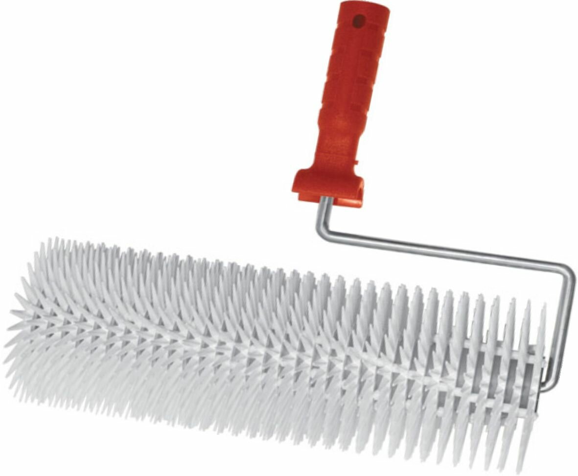 Валик игольчатый 300мм d118мм иглы 28мм ручка 6мм DECOR