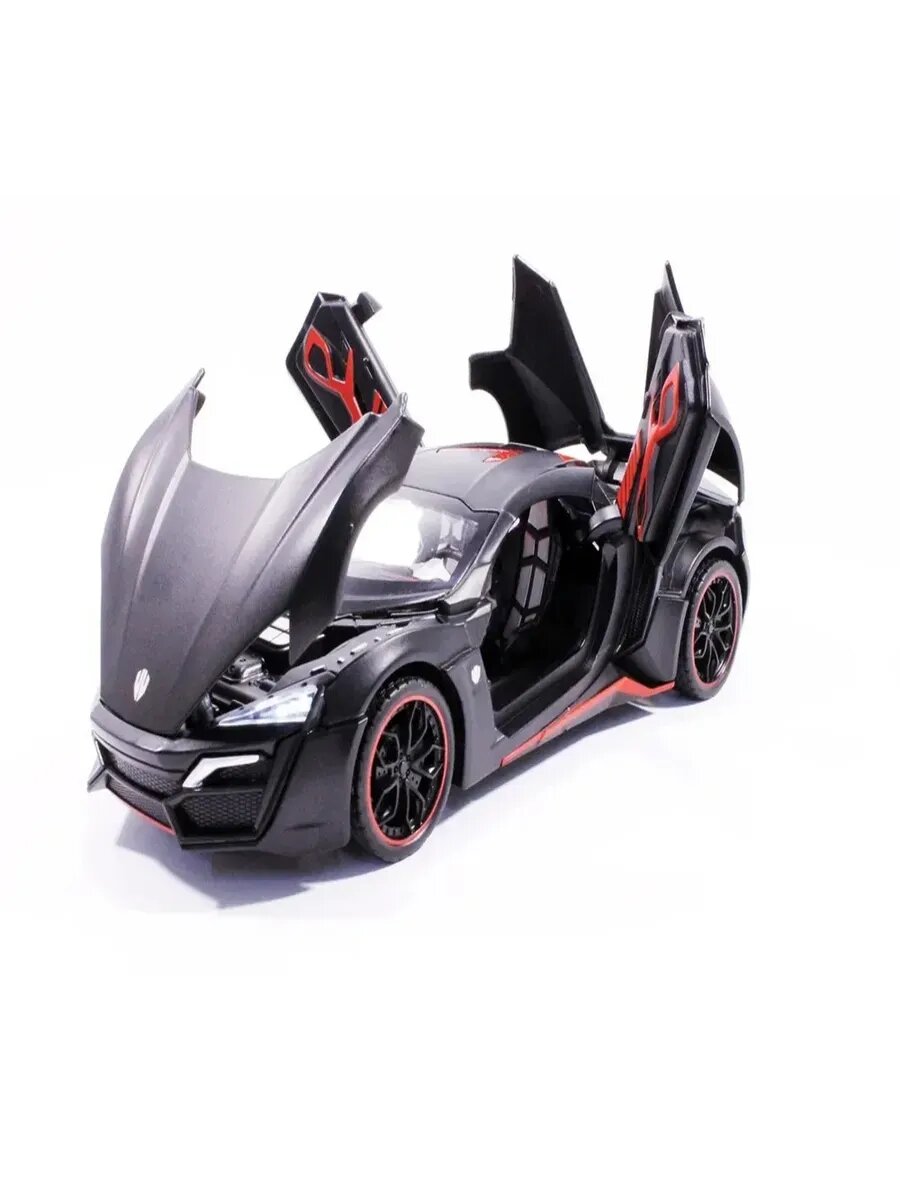 Машинка металлическая Ликан Lykan Hypersport коллекционная