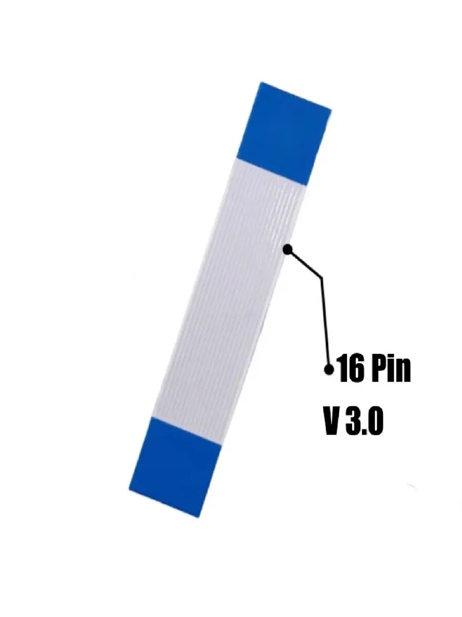 Шлейф сенсорный IVYUEEN, для DUALSENSE, PS5 V3, белый, голубой, 16 Pin