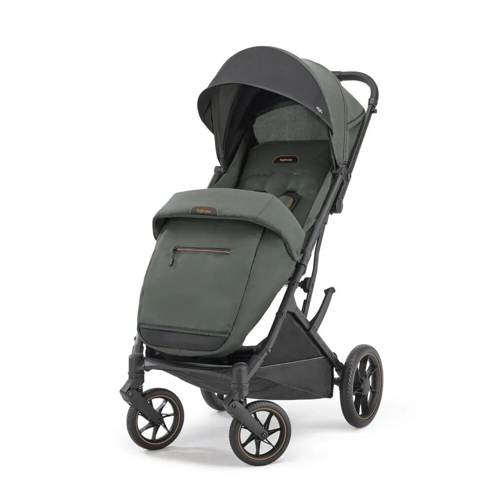 Прогулочная коляска Inglesina Maior, taiga green, цвет шасси: черный