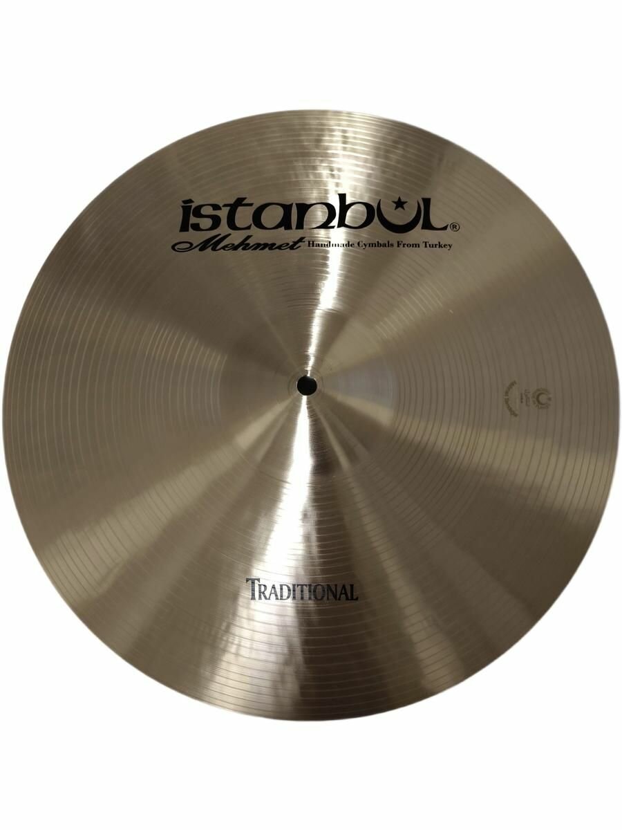 Тарелка для барабанов Istanbul Mehmet Traditional Crash Dark 17 дюймов, колокольная бронза В20, ручная ковка.