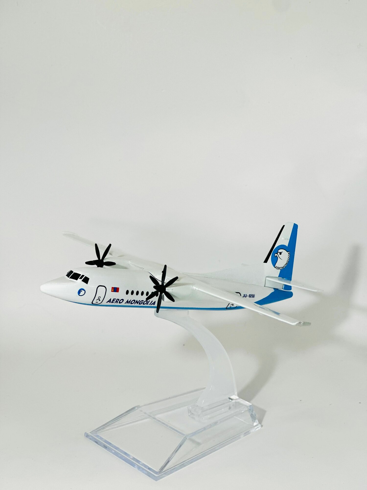 Металлическая модель самолета Aero Mongolia