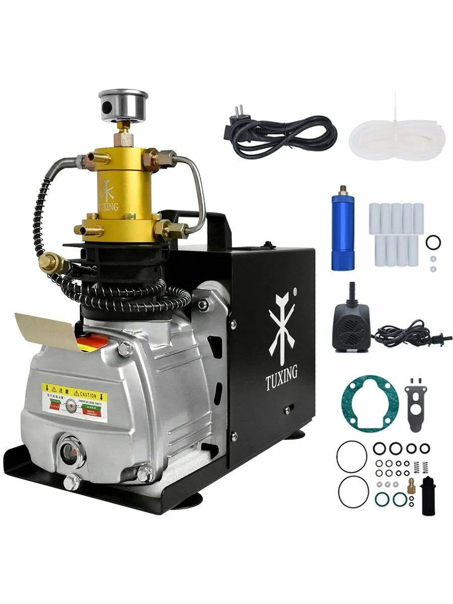 TXES031 4500Psi 300Bar Воздушный компрессор PCP Подводный бак PCP Винтовка 220V