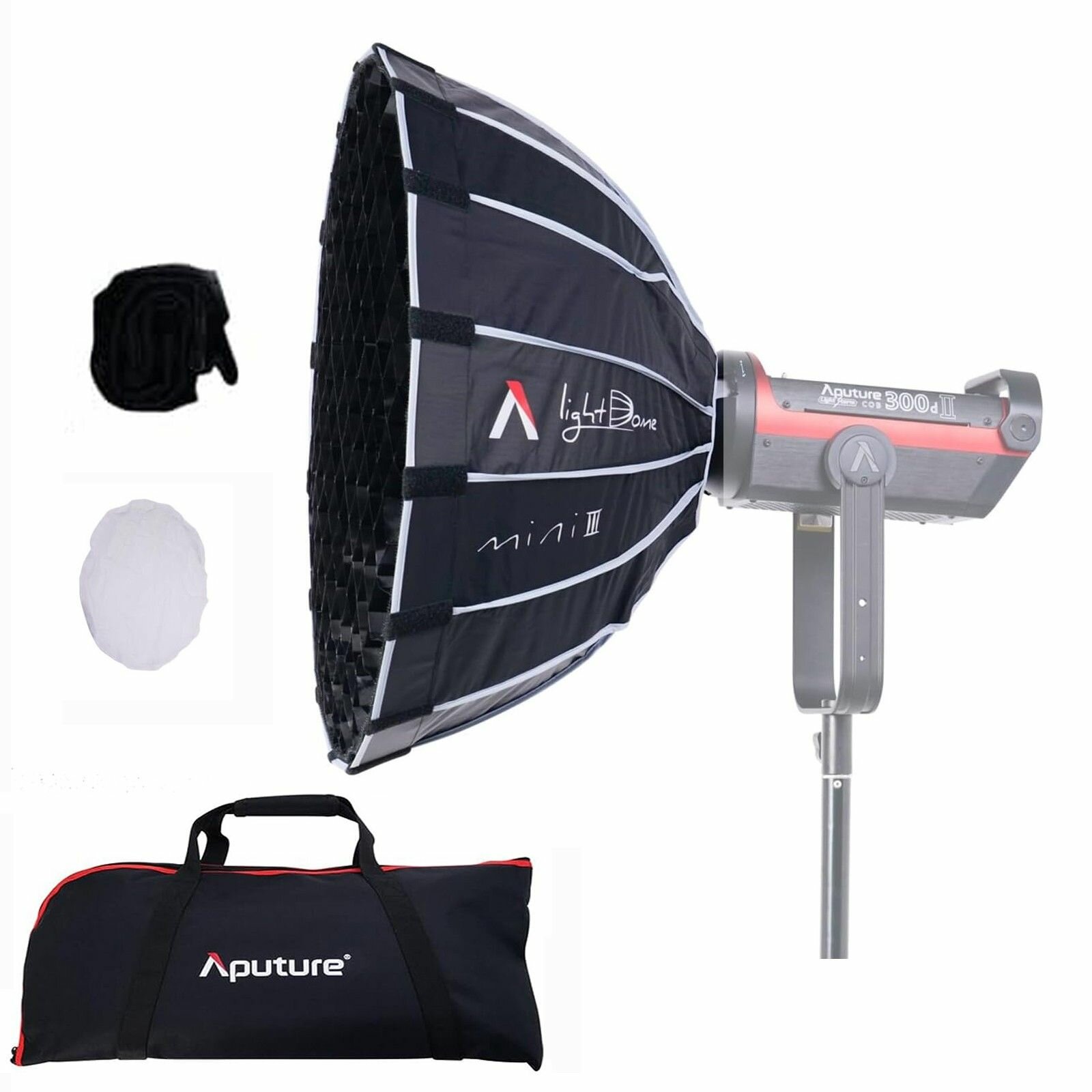 Aputure Light Dome Mini III Deep Octagon Софтбокс Bowens Mount с сотовой решеткой для Amaran 300C 150C 200X S 100D S Aputure 600D 600XPRO