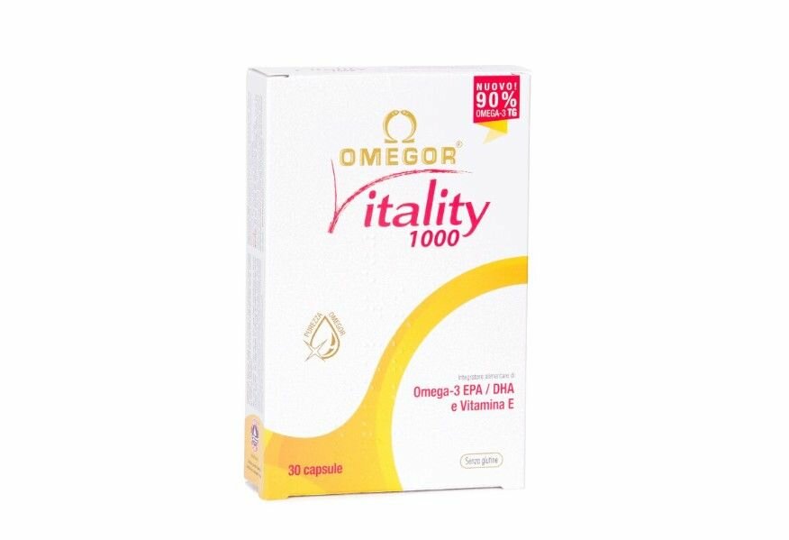 ОМЕГОР ВИТАЛИТИ 1000 / OMEGOR VITALITY 1000 для взрослых и детей от 4-х лет 30 капсул