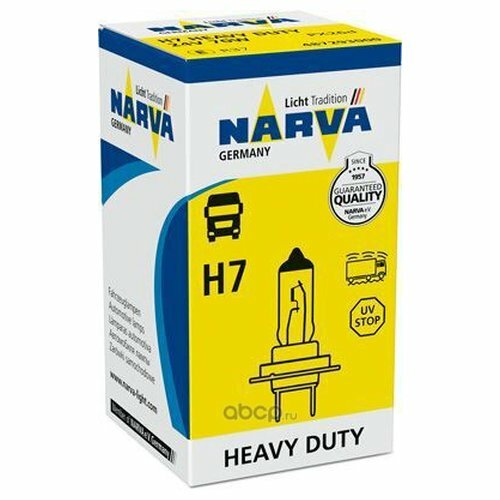 Лампа H7 24V 70W Heavy Duty Narva 487293000