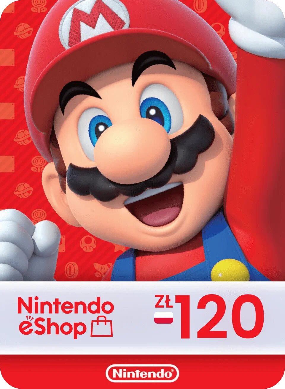 Карта пополнения Nintendo eShop на 120 ZL (Польша) / Gift card - 120 ZL (PLN)