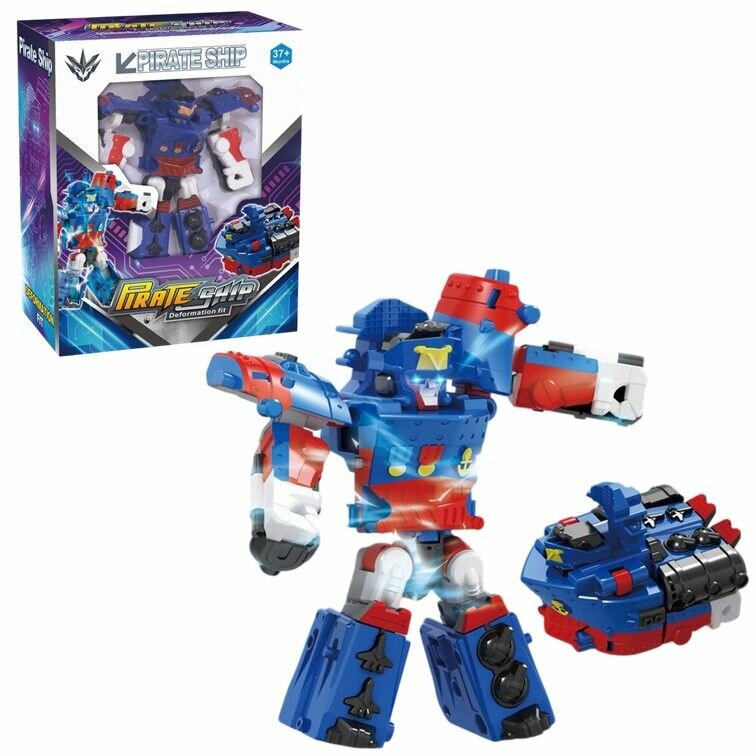 Игрушка робот трансформер Автоботы корабль 2 в 1