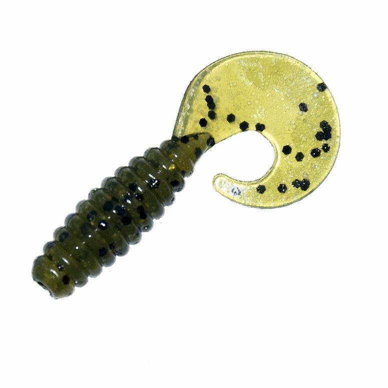 Силиконовая приманка RUBICON съедобная Power Bait Twister FULL, 50 мм, цвет 001 (10 шт)