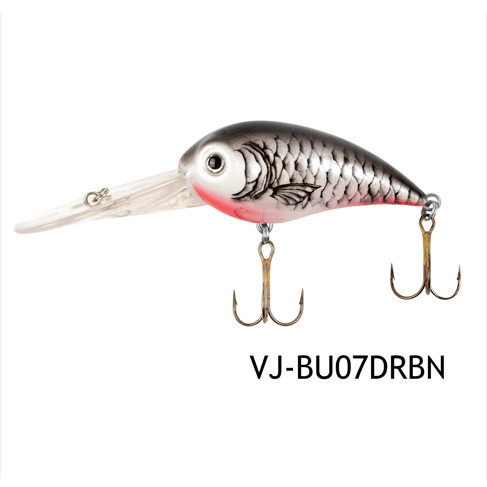 Воблер Jaxon Bumer UV 9, плавающий, оригинал, 70 мм, 25 гр, 2.5-6 м, цвет #DRBN