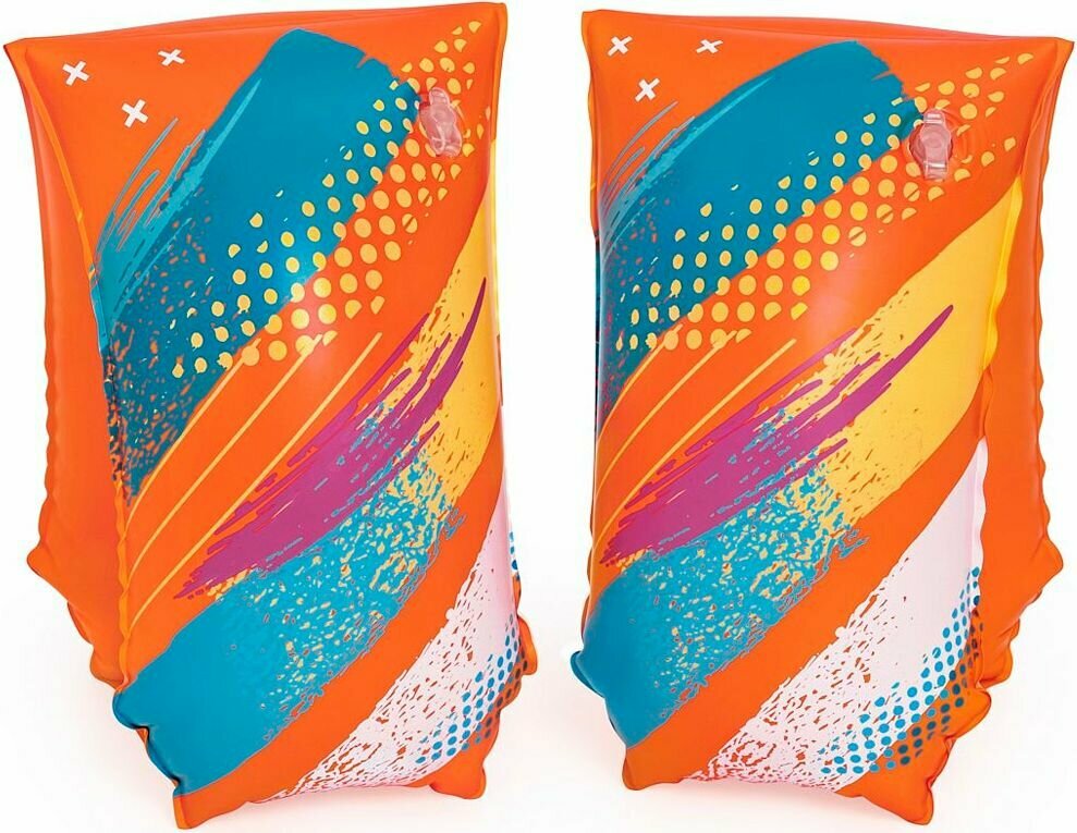 Детские надувные нарукавники Colorify ToughLite, размер 30х15 см, для плавания и купания в бассейне и на море, для детей от 3 лет