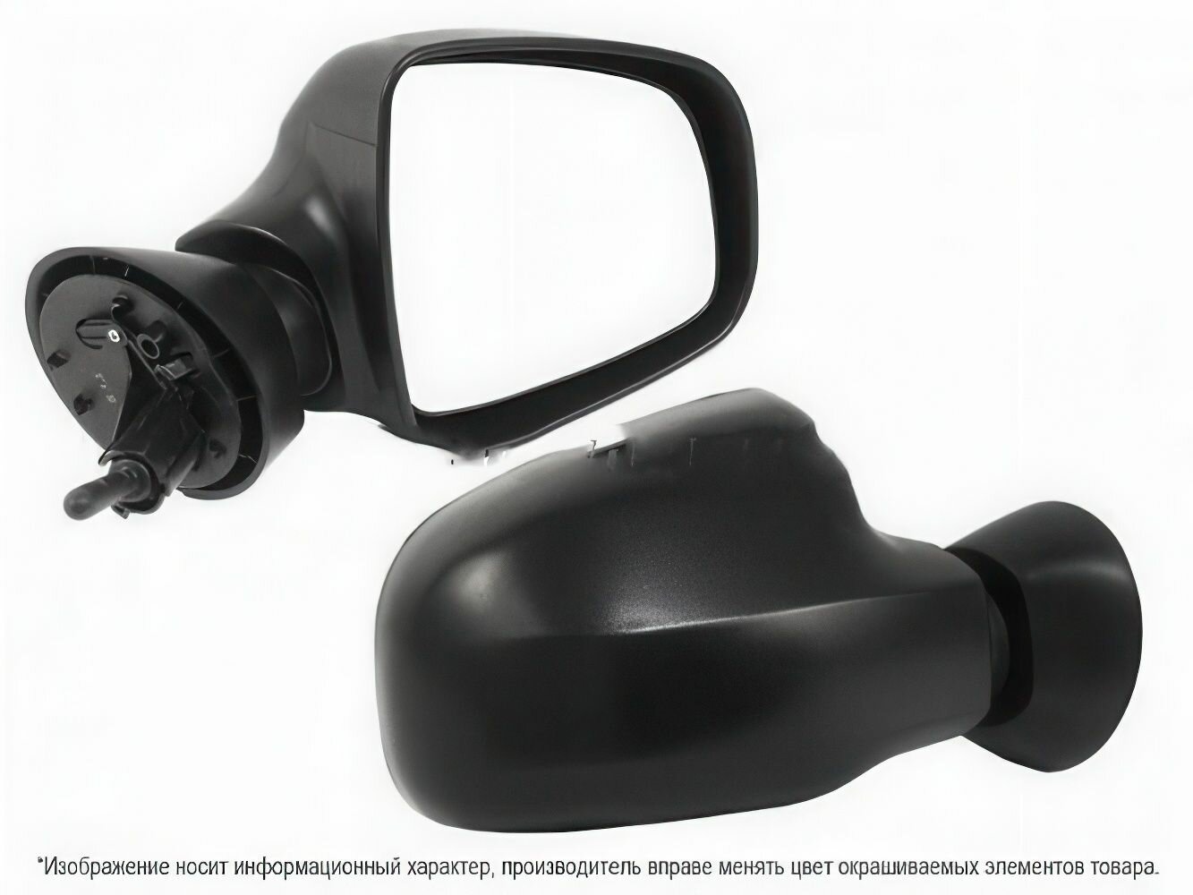 Зеркало правое, механическое для Рено Дастер 10-21, Логан, Сандеро 10-14, Лада Ларгус 12- Renault Duster Logan, Sandero LADA Largus SAT ST-DC01-940-A1