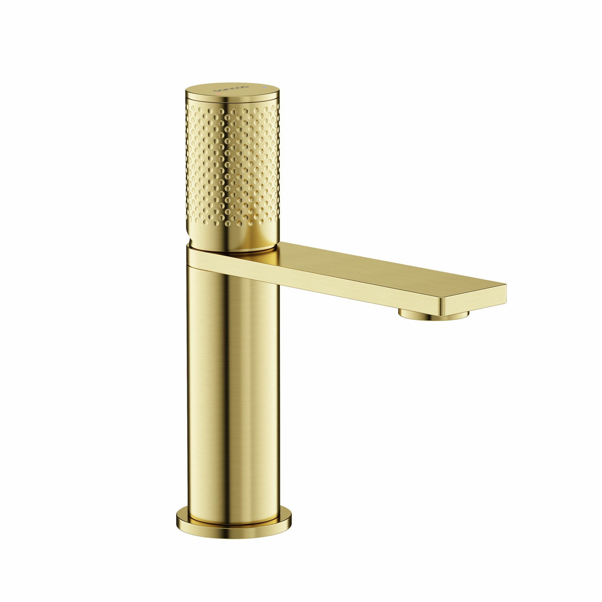 Смеситель для раковины Sancos Nexus, брашированное золото, PVD покрытие, SC9011BG