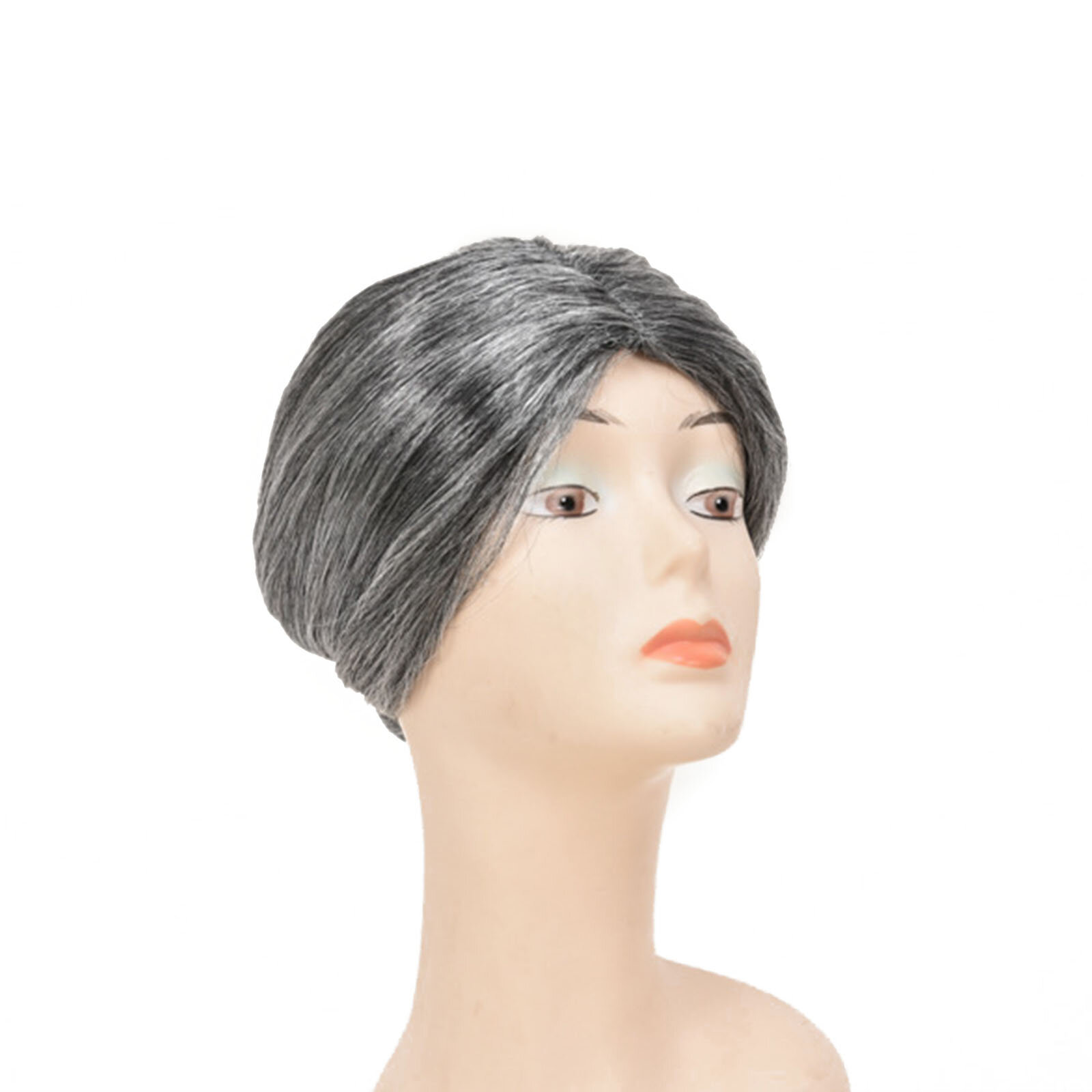 Головной убор для парика для бабушки и старухи, праздничный парик для косплея для сценического костюма, аксессуар для парика для бабушки