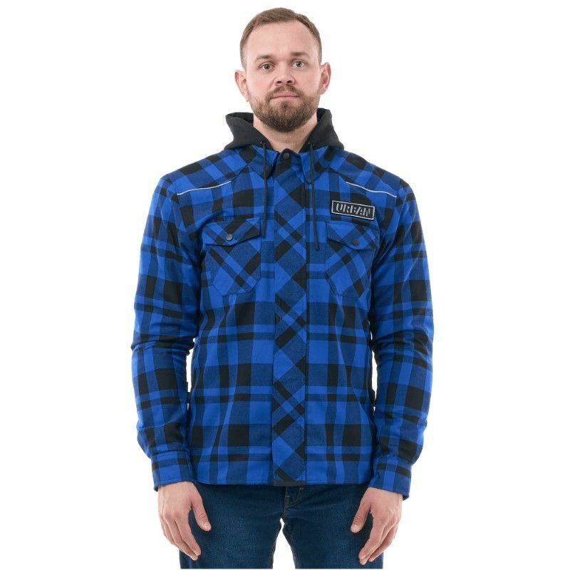 Моторубашка Dragonfly STREETFIGHTER Blue с защитой 2024 XL