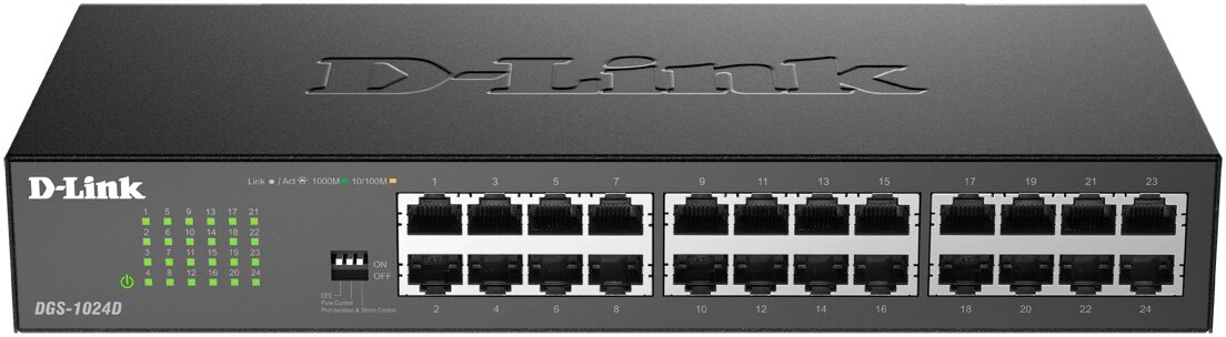 DGS-1024D/J1A / Коммутатор D-Link DGS-1024D, неуправляемый [dgs-1024d/j1a]