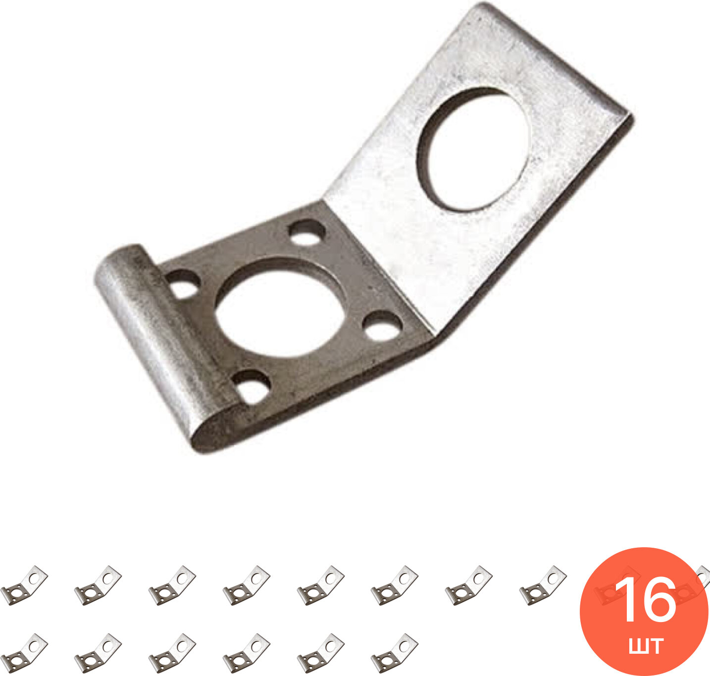 Кронштейн крепежный TDM Electric / ТДМ Электрик КАБ-200 (CAВ 25, CA 16) анкерный, из коррозионностойкого алюминиевого сплава, диаметр болтов 16мм, 2Н / крепеж (комплект из 16 шт)