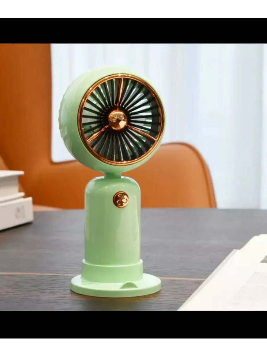 Мини вентилятор ручной настольный портативный