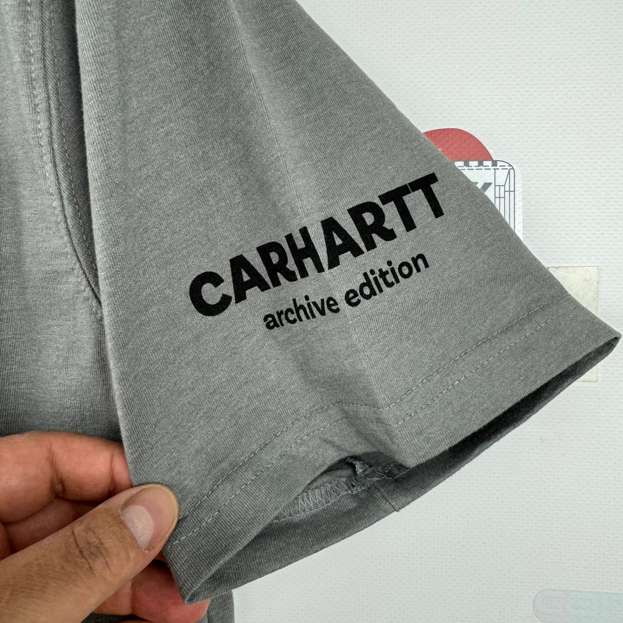 Футболка спортивная carhartt, размер М, gray — фото 1