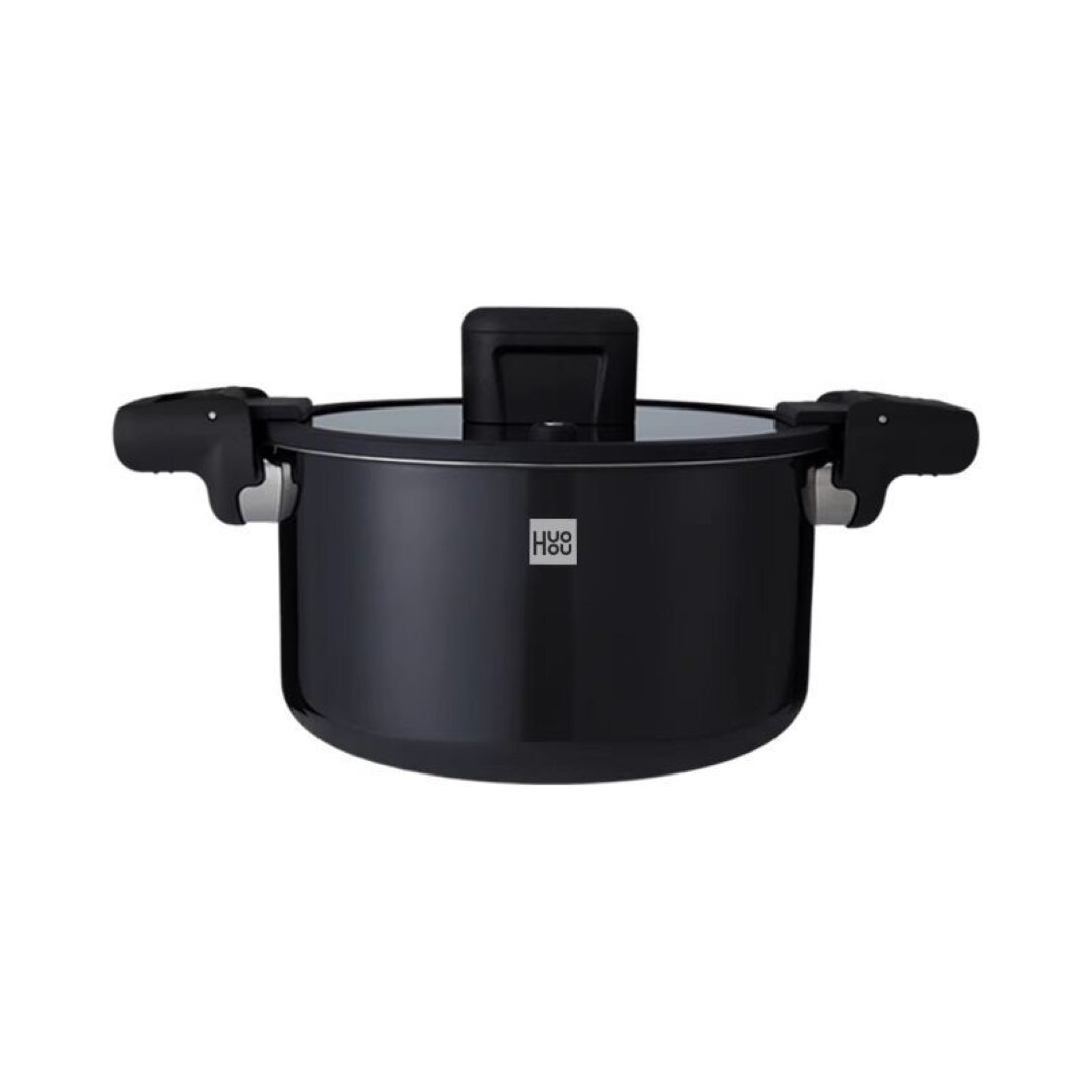 Кастрюля-скороварка из нержавеющей стали Xiaomi Huo Hou Stainless Steel Pressure Cooker (HU0159) (Чёрный)