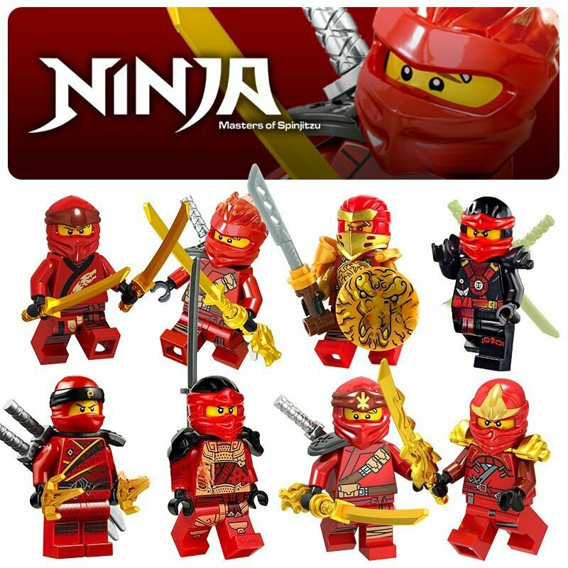 Конструктор пластиковый Коллекционное издание "Призрачный ниндзя", "Энергетическая империя", Минифигурка "Ллойд-Клинок времени и пространства" Сезона"