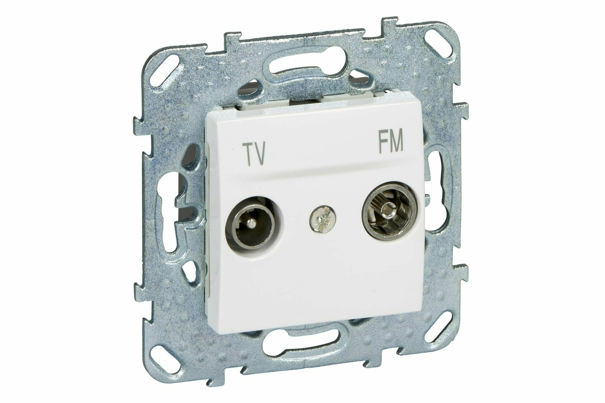 Розетка ТV+FM Unica скрытой уст. механизм с накладкой белый MGU5.452.18ZD Schneider Electric