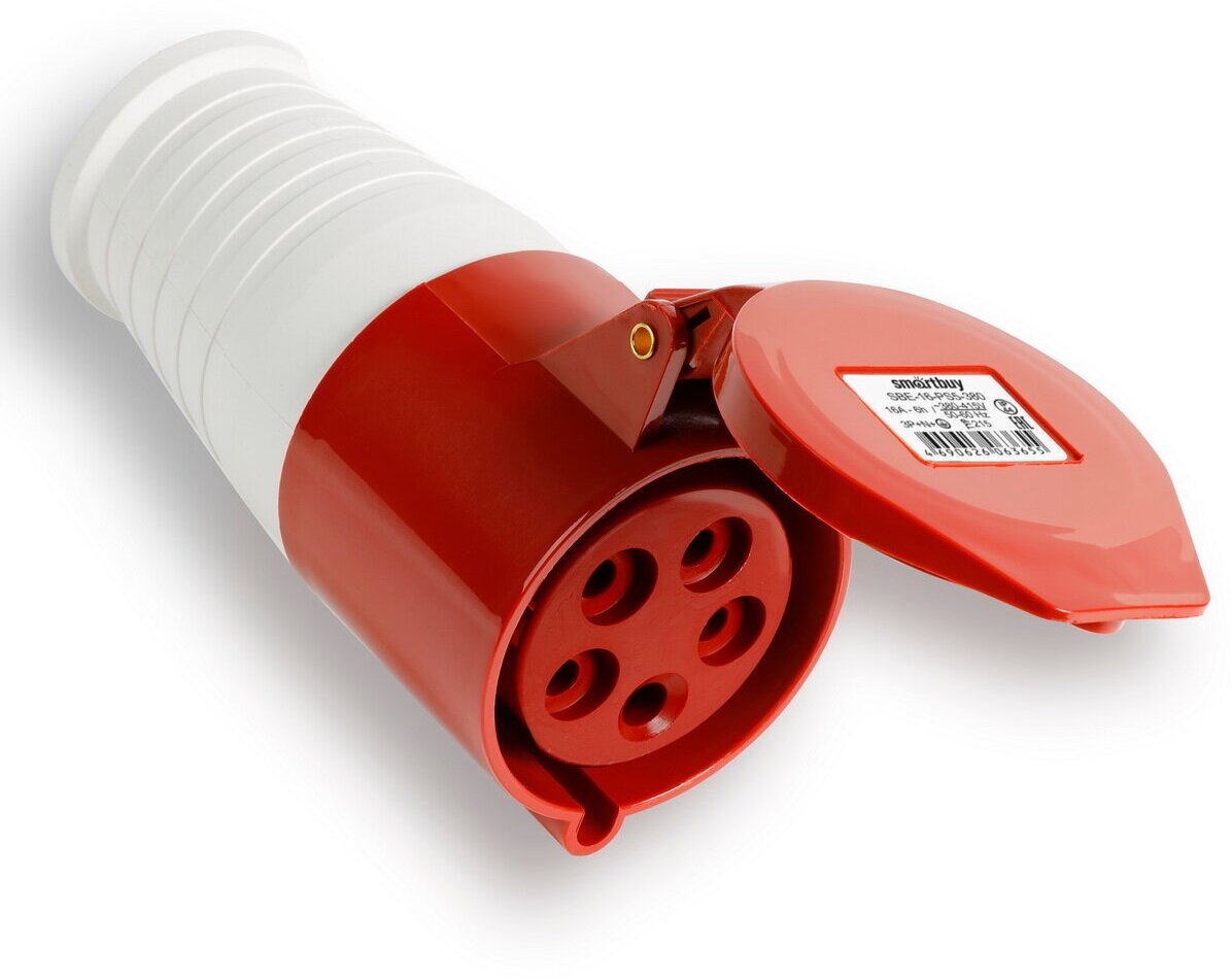 Розетка переносная 224 РП-102 32А 3P+PE 380В IP44 DEKraft 26014DEK