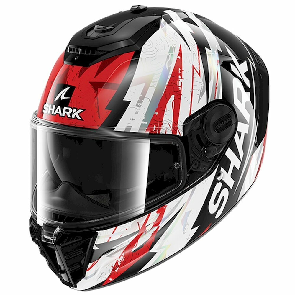 Шлем Shark SPARTAN RS HIBOLT глянцевый Black Red Chrom L