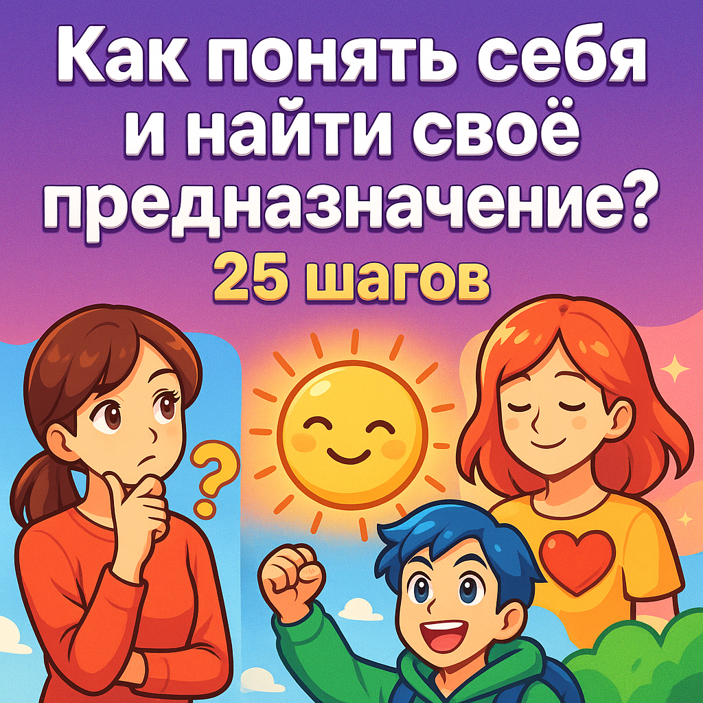 Как понять себя и найти своё предназначение? Курс 25 шагов - Как Понять Себя и Найти Свой Путь