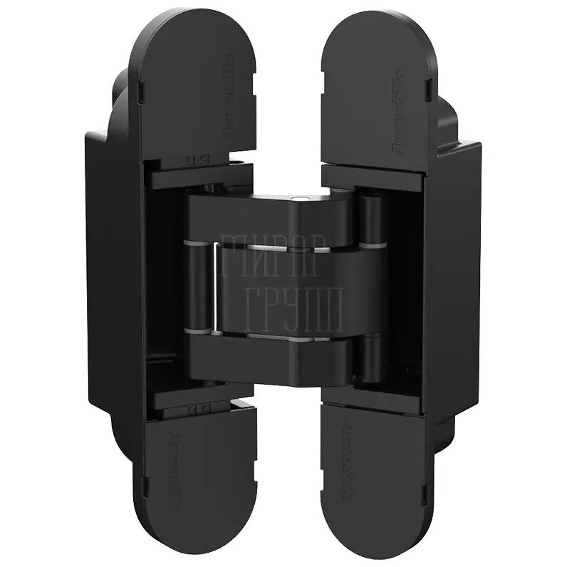 Петля Armadillo (Армадилло) скрытой установки U3D5000. VPG черный