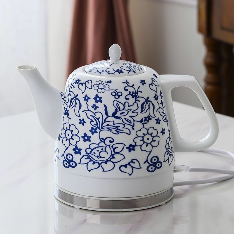 Чайник "Jingdezhen", керамический, 1.2л, с подсветкой, автоотключением, от 1000Вт