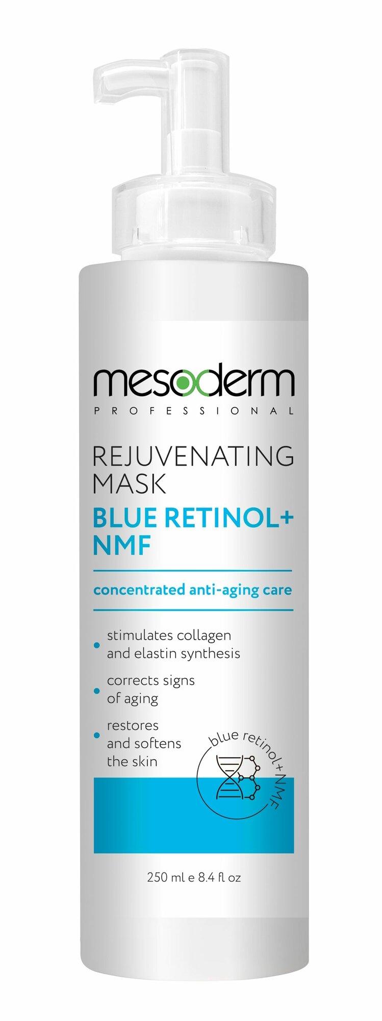 MESODERM Антивозрастная маска с ретинолом Омоложение и Регенерация Blue Retinol+NMF Rejuvenating Mask Мезодерм, 250 мл