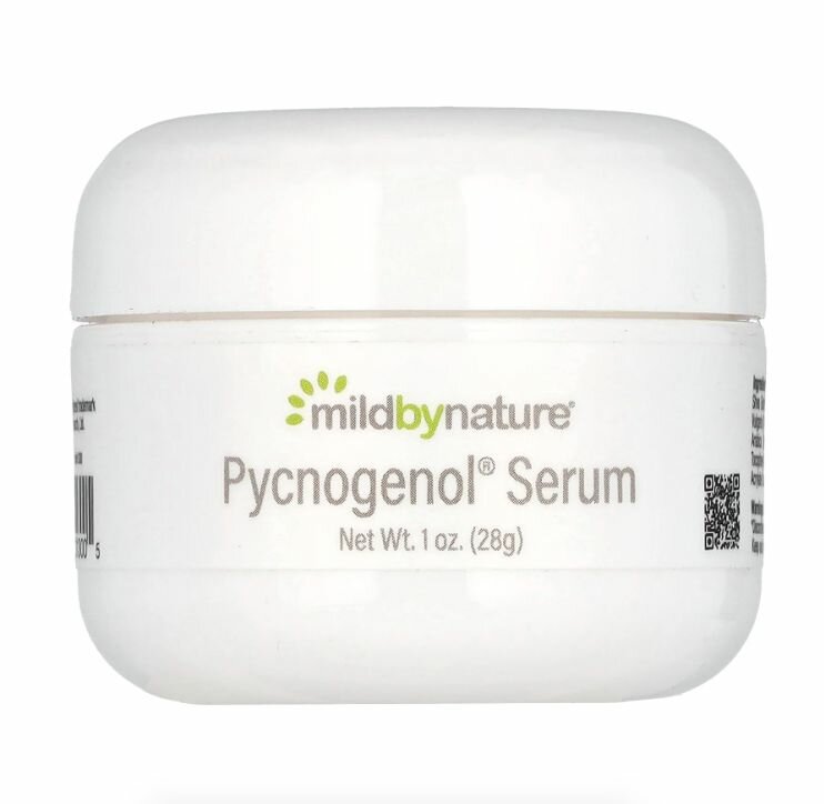 Mild By Nature, Pycnogenol Serum, сыворотка (крем), успокаивает кожу и борется с признаками старения, 28 г