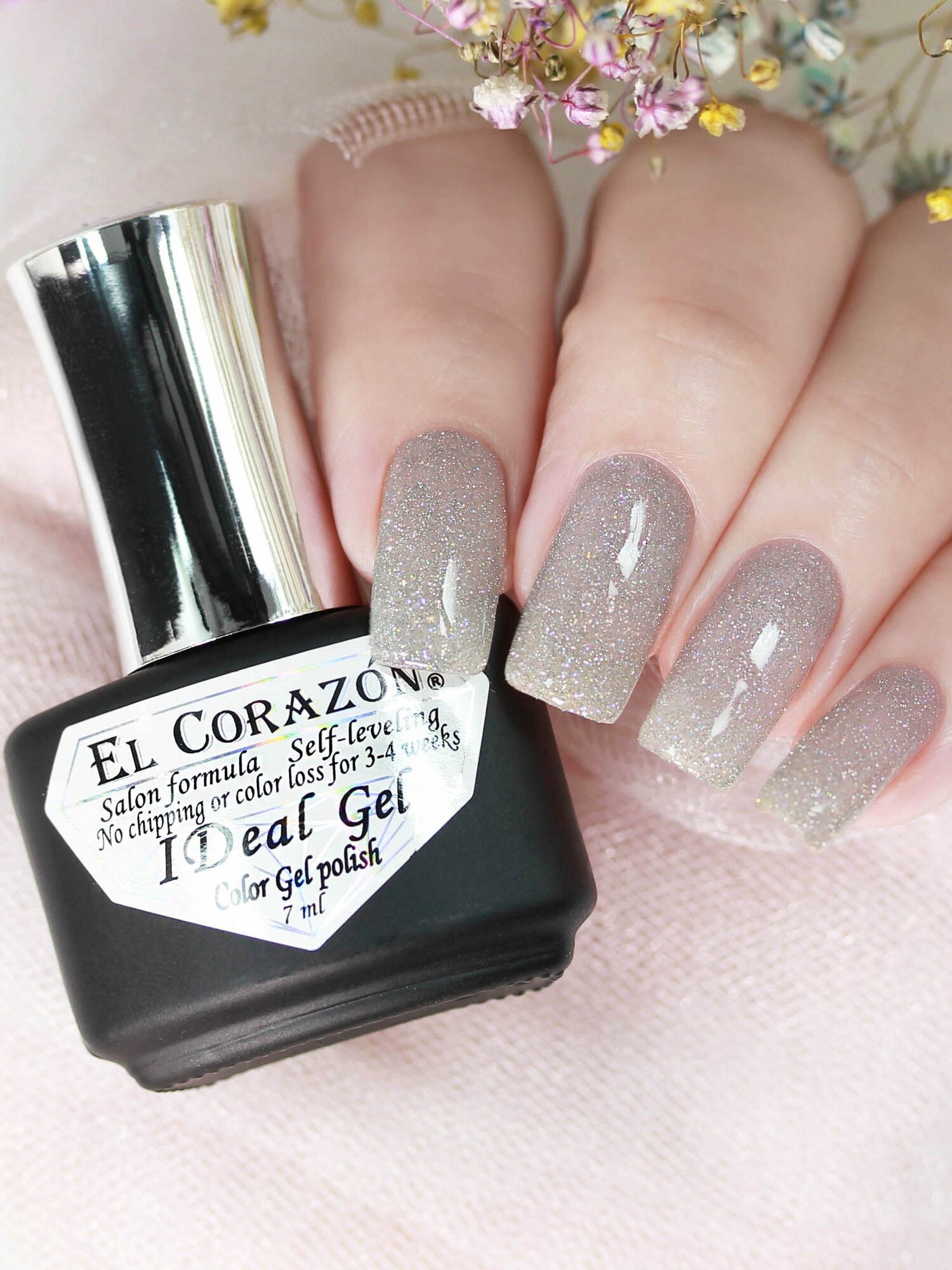 EL Corazon Гель-лак IDeal Gel №GL-061, светоотражающий 7 мл.