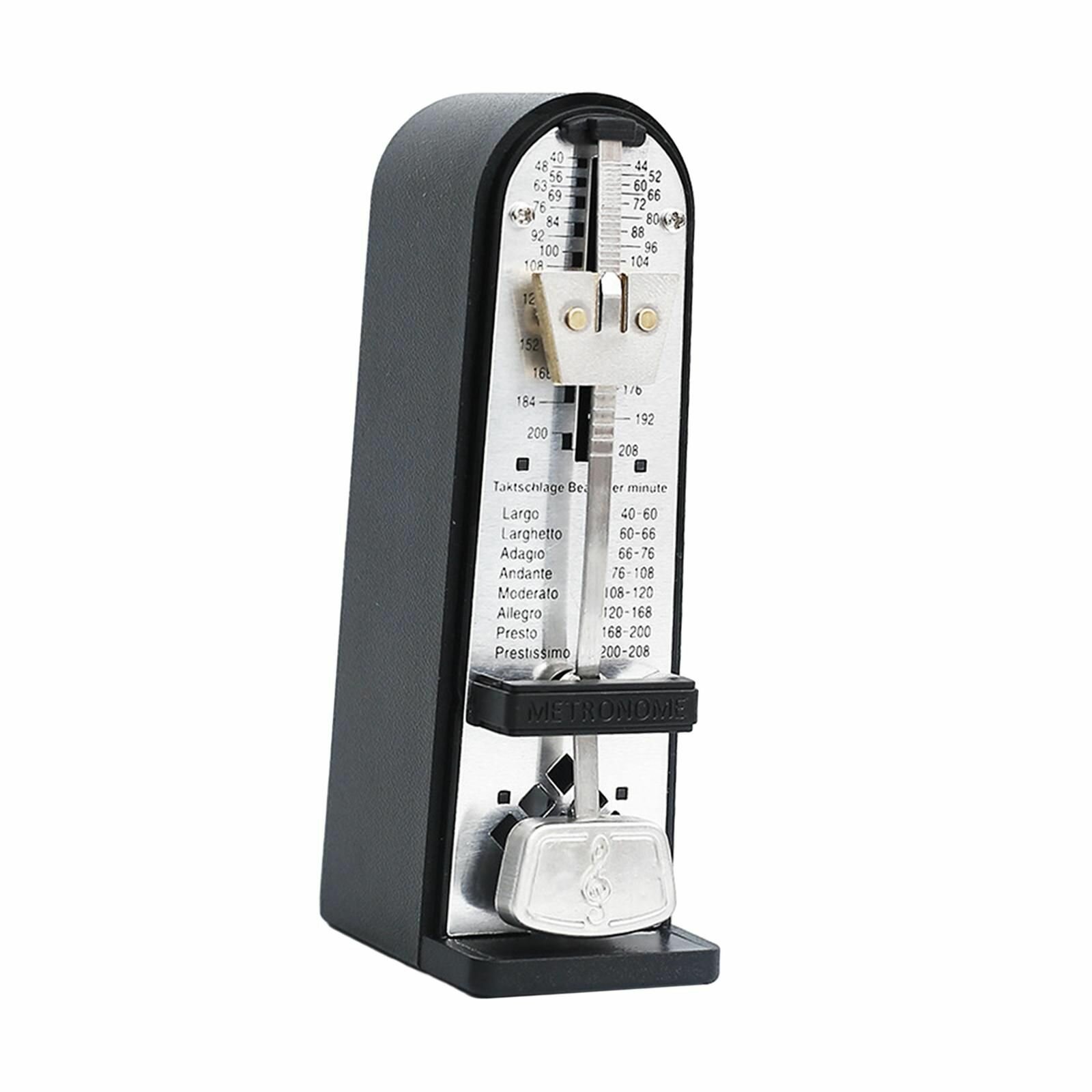 Портативный механический метроном с цифровым счетом 11x5,2x3,5 см