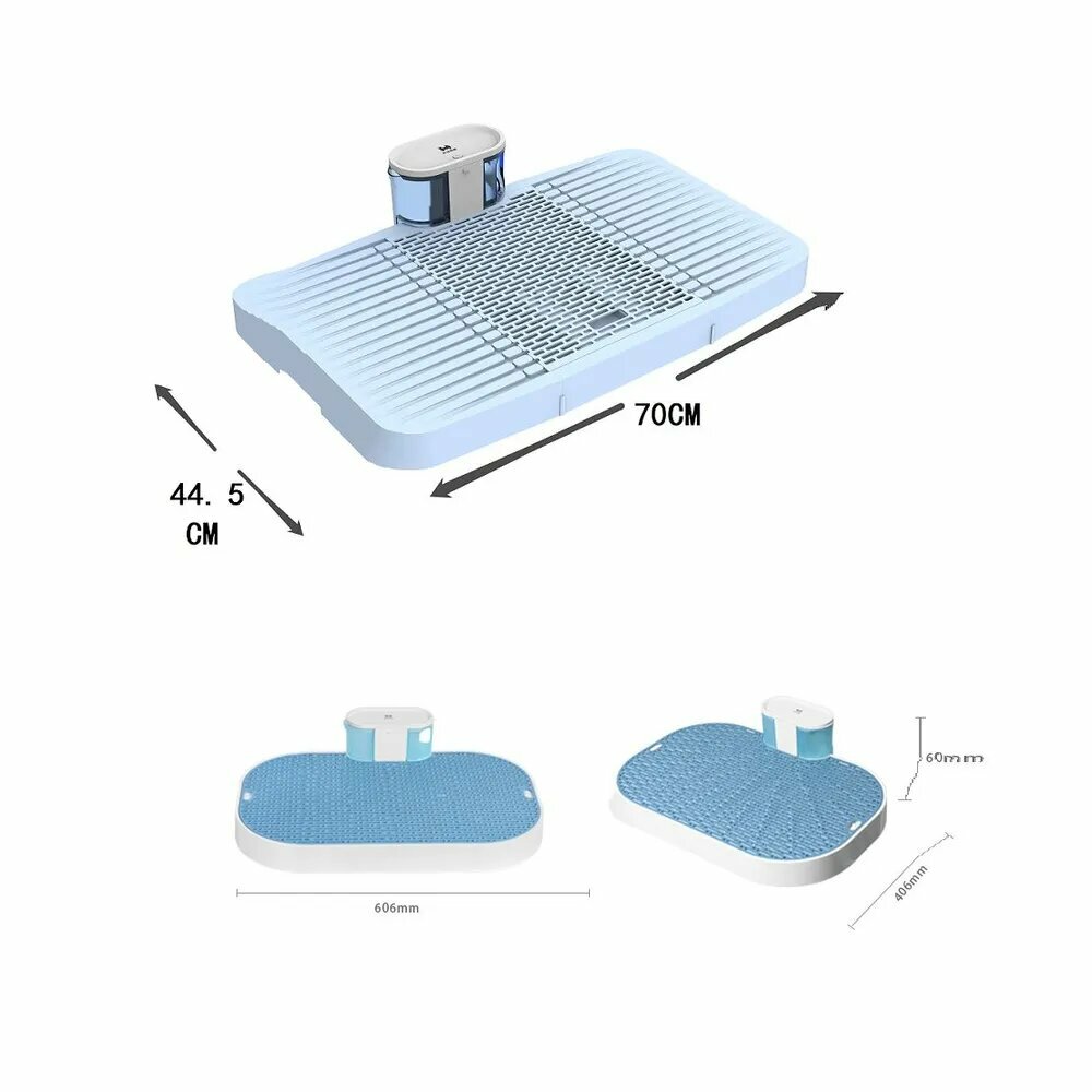 Умный туалет для собак, полностью автоматический, экологически чистый, 60*40см.-h