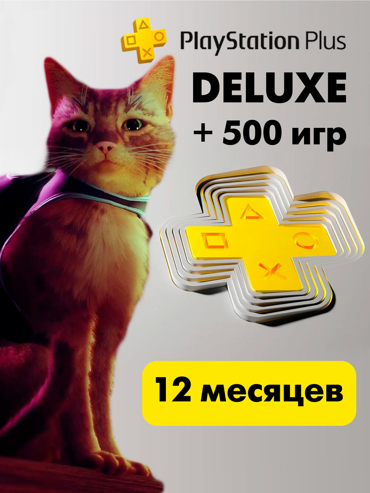 Подписка Ps Plus Deluxe 12 месяцев для Sony Playstation 4|5 (Турция)