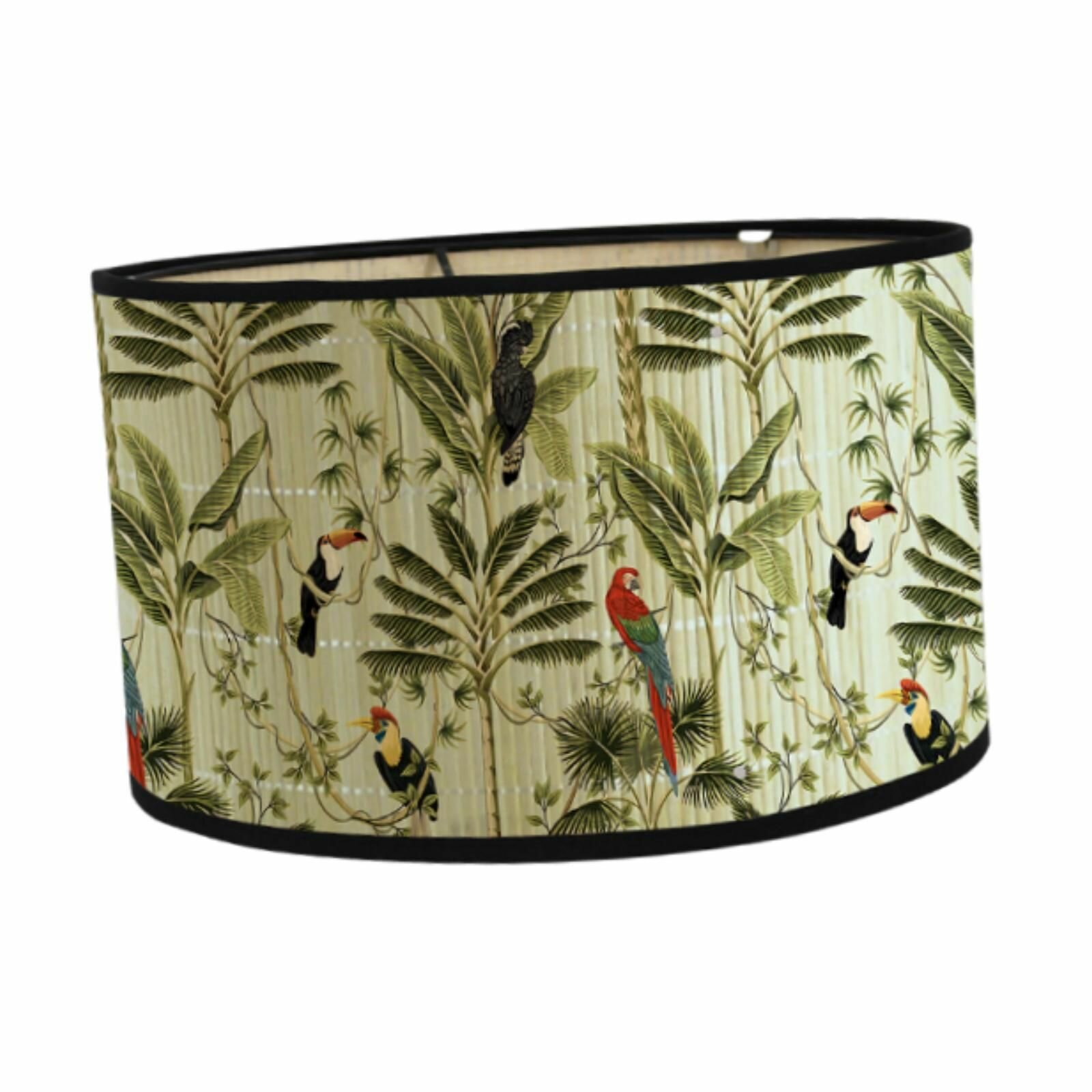 Бамбуковые абажуры с круглым барабаном для напольного освещения 30cmx30cmx20cm