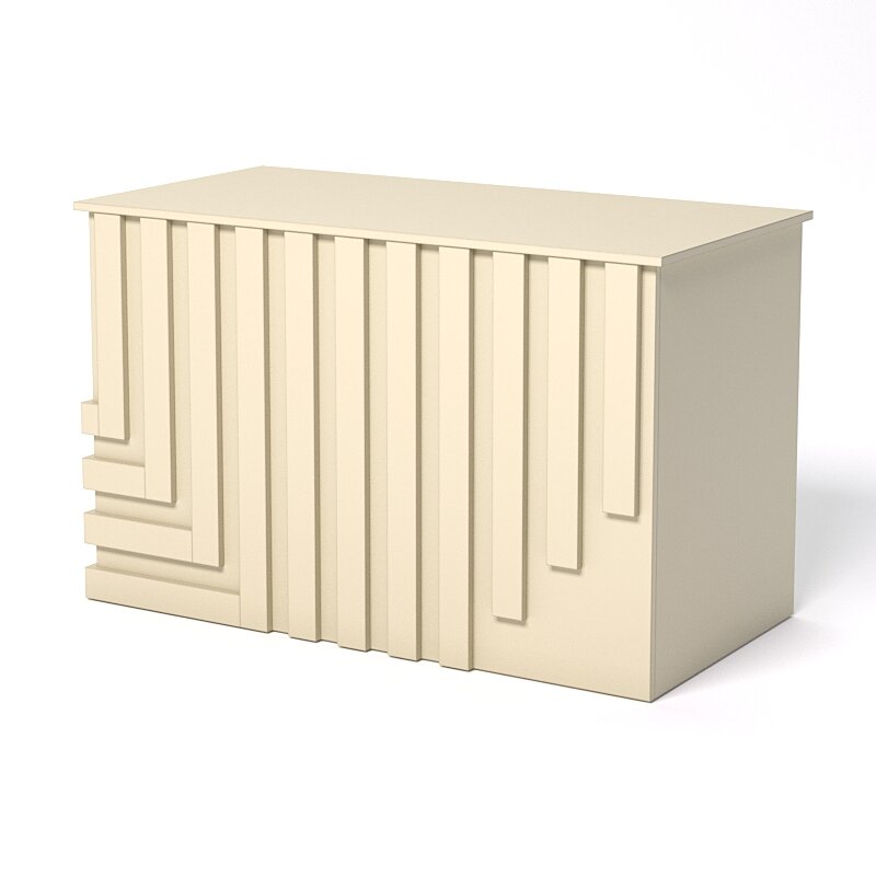 Стол руководителя №12, Крем Вайс. Производитель товара - компания Westcom.