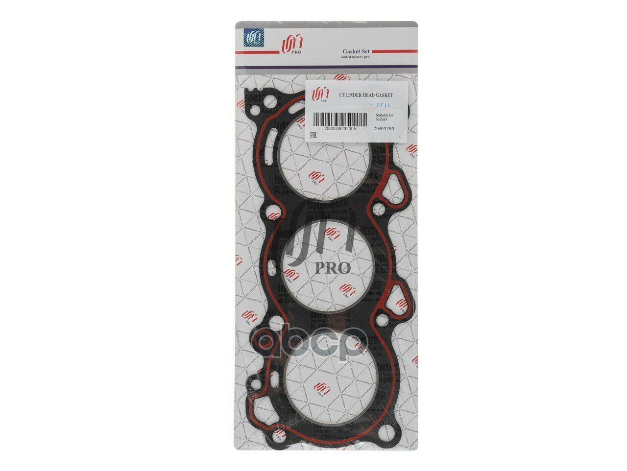 Прокладка Головки Блока Правая Nissan Vq25de V6-2.5 (11044-2Y500) Um United Motors арт. GH0378R