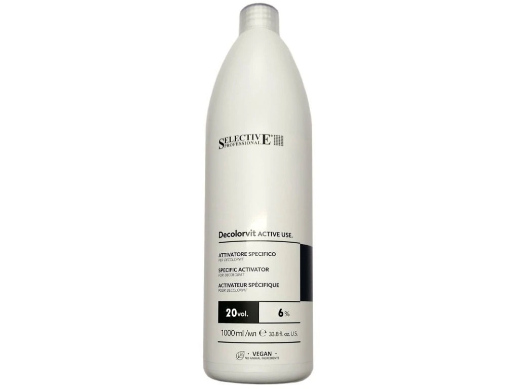 Специальный активатор Selective Professional Decolorvit Active Use, 6%, 1000 мл