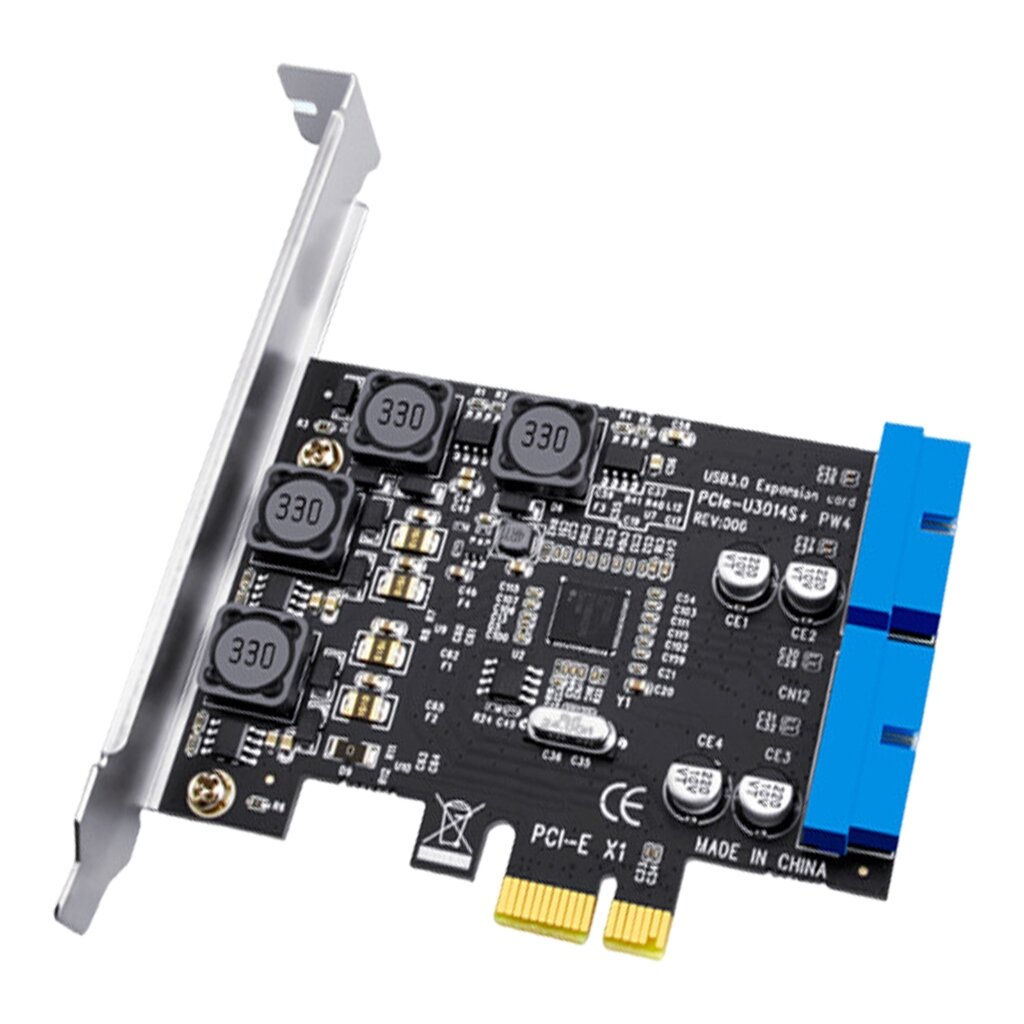 4-Портовая карта расширения PCIE в USB 3.0 Внутренний конвертер Карта расширения PCIE для настольных ПК Аксессуары для настольных компьютеров