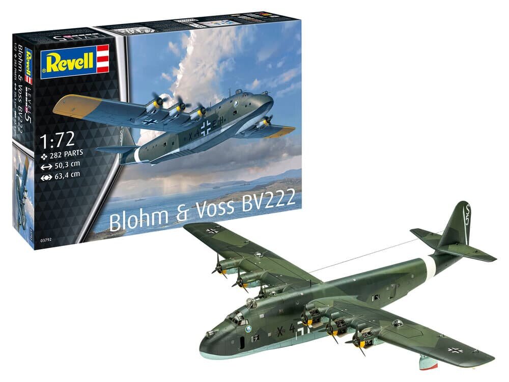 Модель для сборки Revell Blohm & Voss BV222 набор для сборки, масштаб 1:72