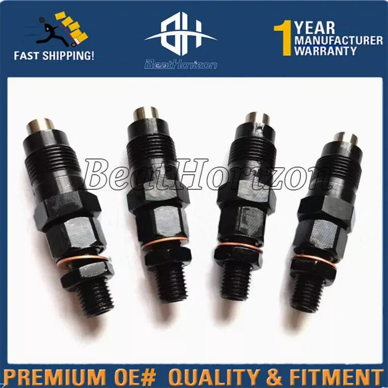 Форсунка инжектора D4BA D4BF D4BH D4BX G6BAJ 33815-42020 для Hyundai H150 H200 H-1 H100 SATELLITE GRACE HR 2.5D/TD, 4 шт.