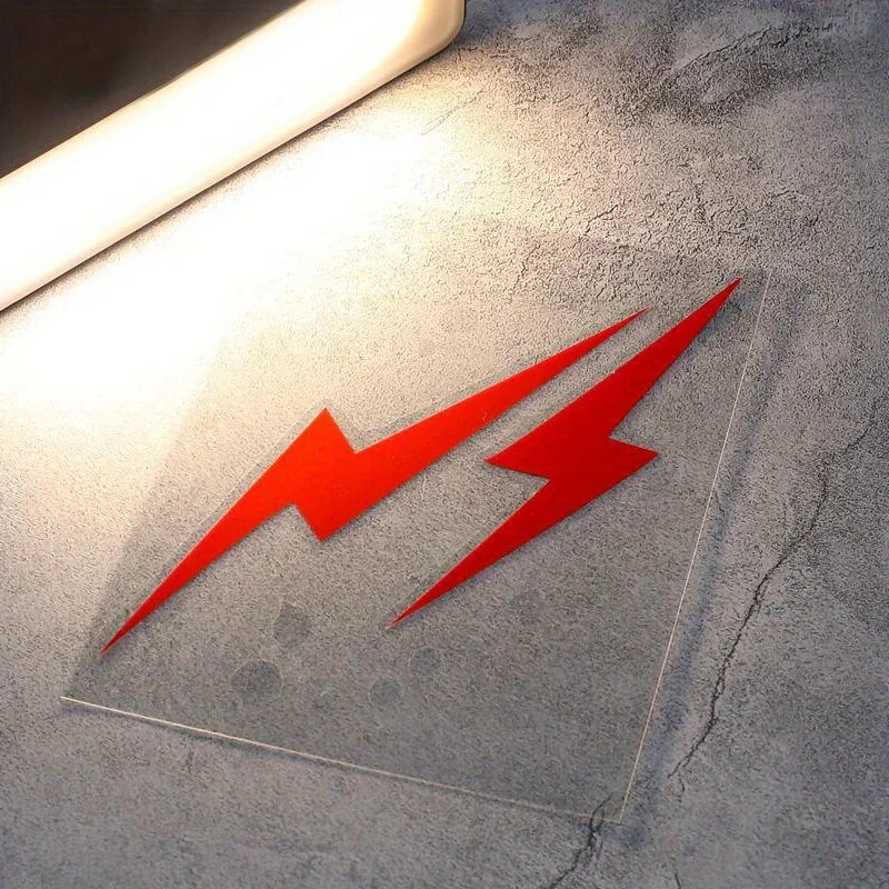 2 шт, молния на мотоциклетный шлем, топливный бак Красный