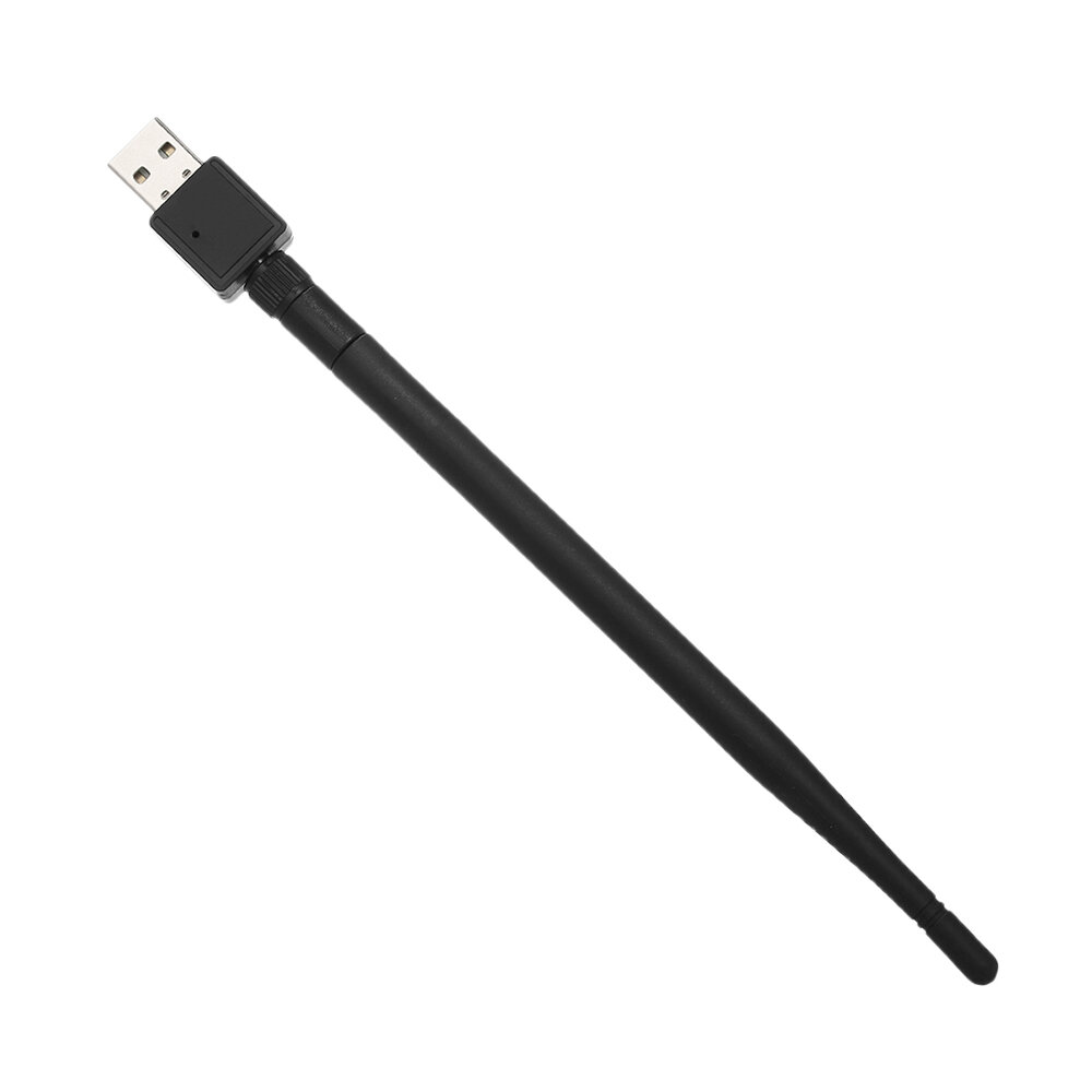 Беспроводной USB WiFi адаптер 600 Мбит/с, сетевая карта LAN 2,4 ГГц, стандарт 802.11b/g/n, со съемной антенной 2 дБи, для настольных компьютеров и ноутбуков.