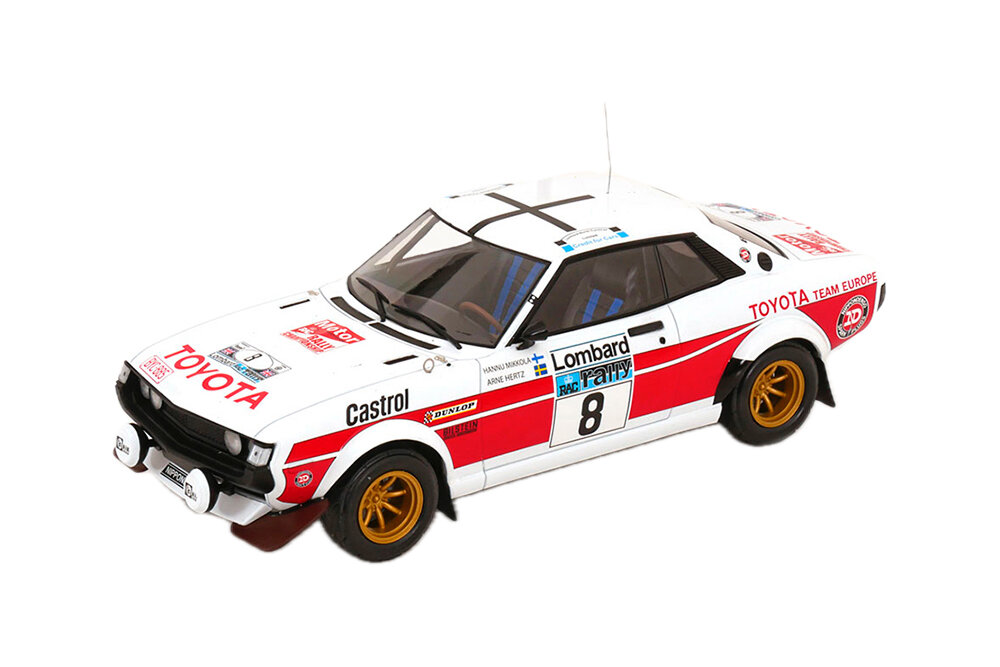 Модель коллекционная IXO Toyota celica 2000 gt (RA21) #8 "toyota team europe" mikkola/hertz 2 место rac rally 1977